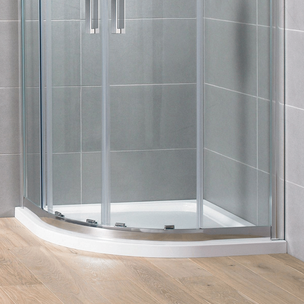 Aquadart Venturi 8 Double Sliding Offset Quadrant Shower Enclosure 1200mmx800mm-8mm Glass