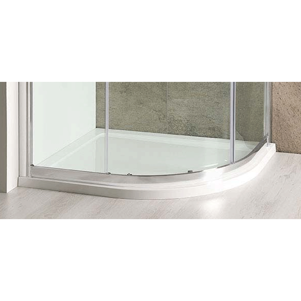 Eastbrook Volente Quadrant Shower Tray 1000mmx1000mm Stone Resin