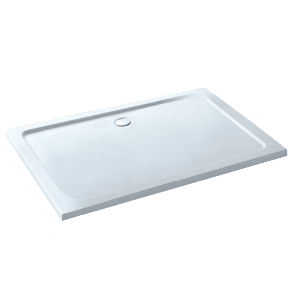 Eastbrook Volente Rectangular Shower Tray 1400mm X 900mm Stone Resin