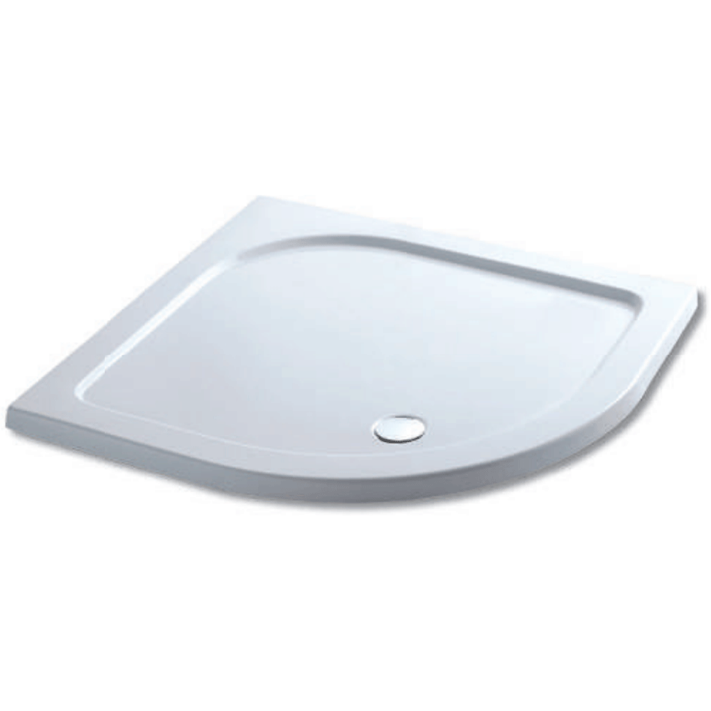 Eastbrook Volente Quadrant Shower Tray 900mm X 900mm Stone Resin